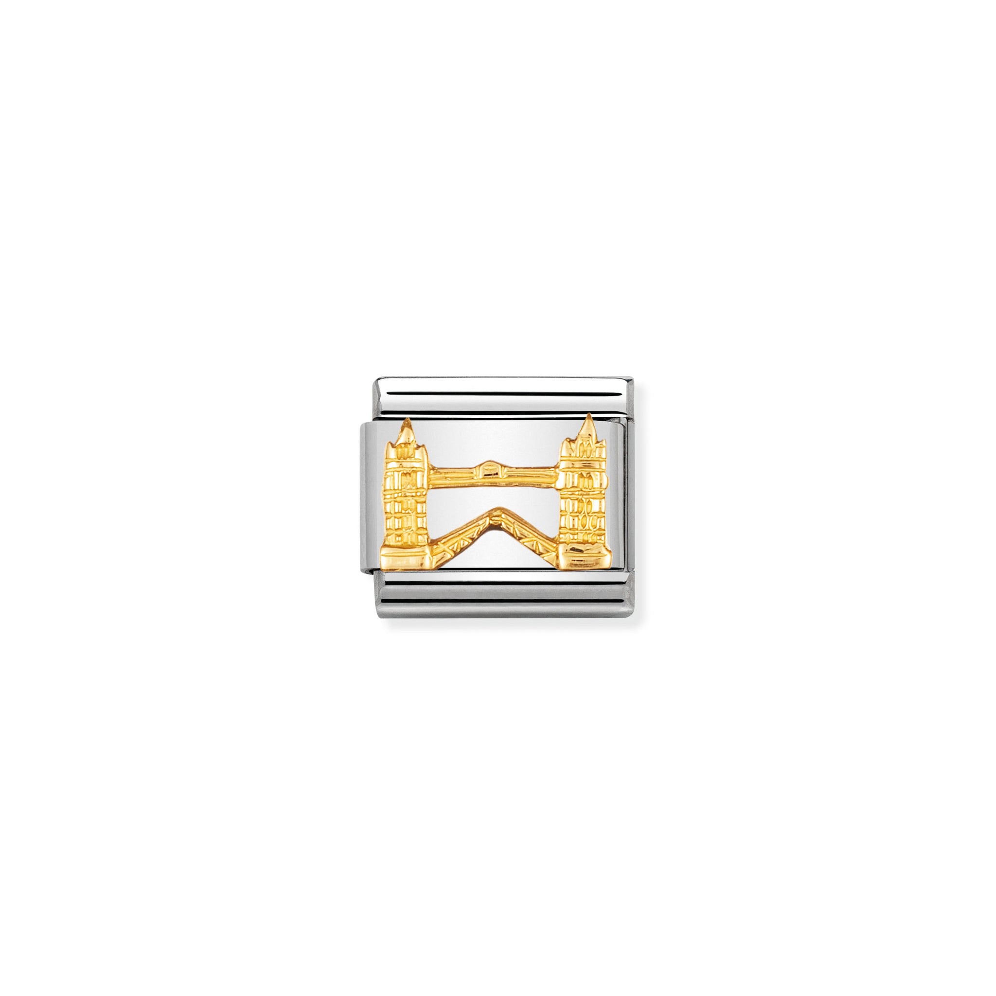 Nomination Composable 18ct Gold Tower Bridge Link 030144/04