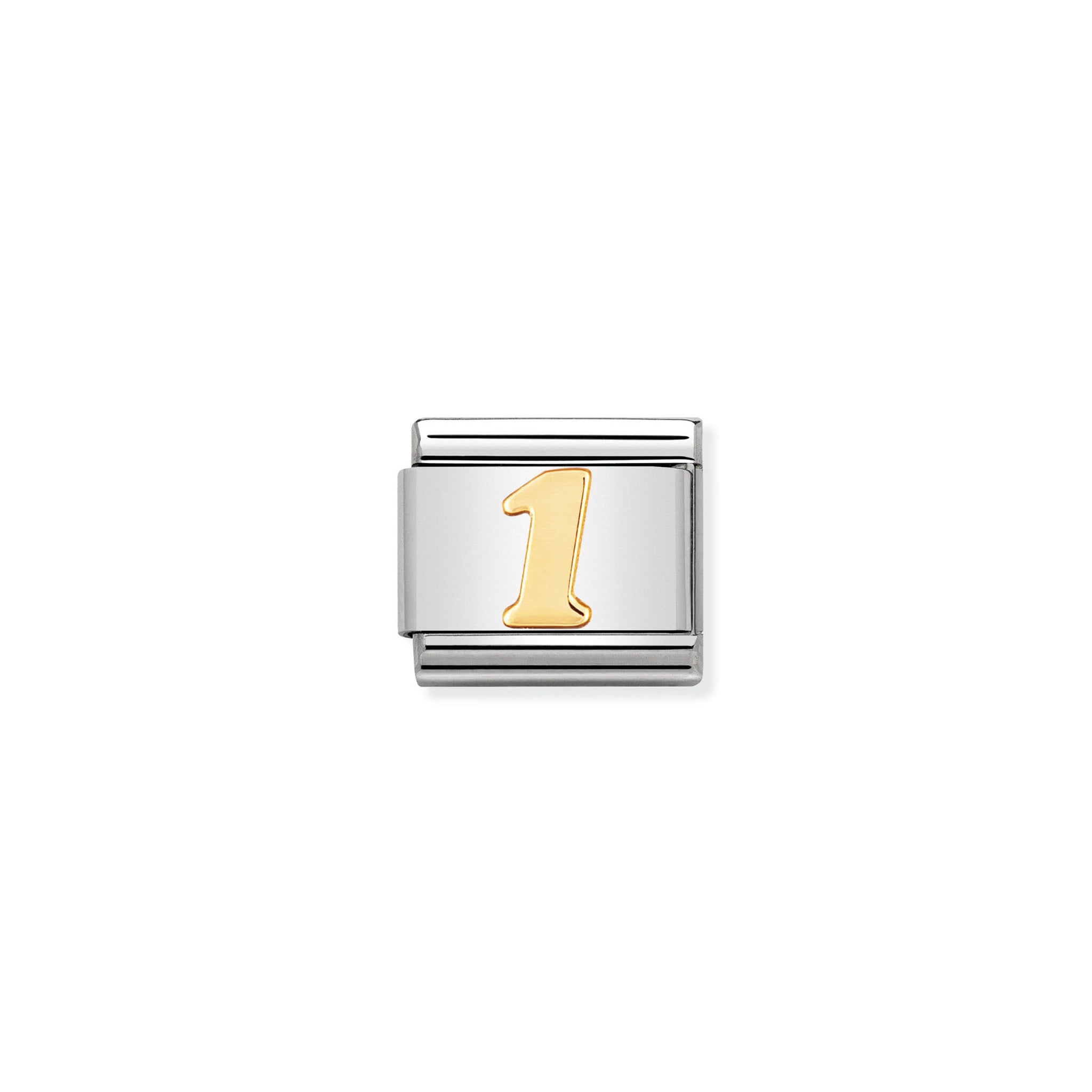 Nomination Composable 18ct Gold Number 1 Link 030102/01